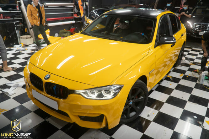 Dán Decal Ô Tô BMW 328i Đổi Màu Cực Đẹp Giá Rẻ