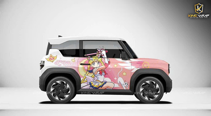 Tem xe ô tô Vinfast VF3 | Decal Ô tô - KingWrap